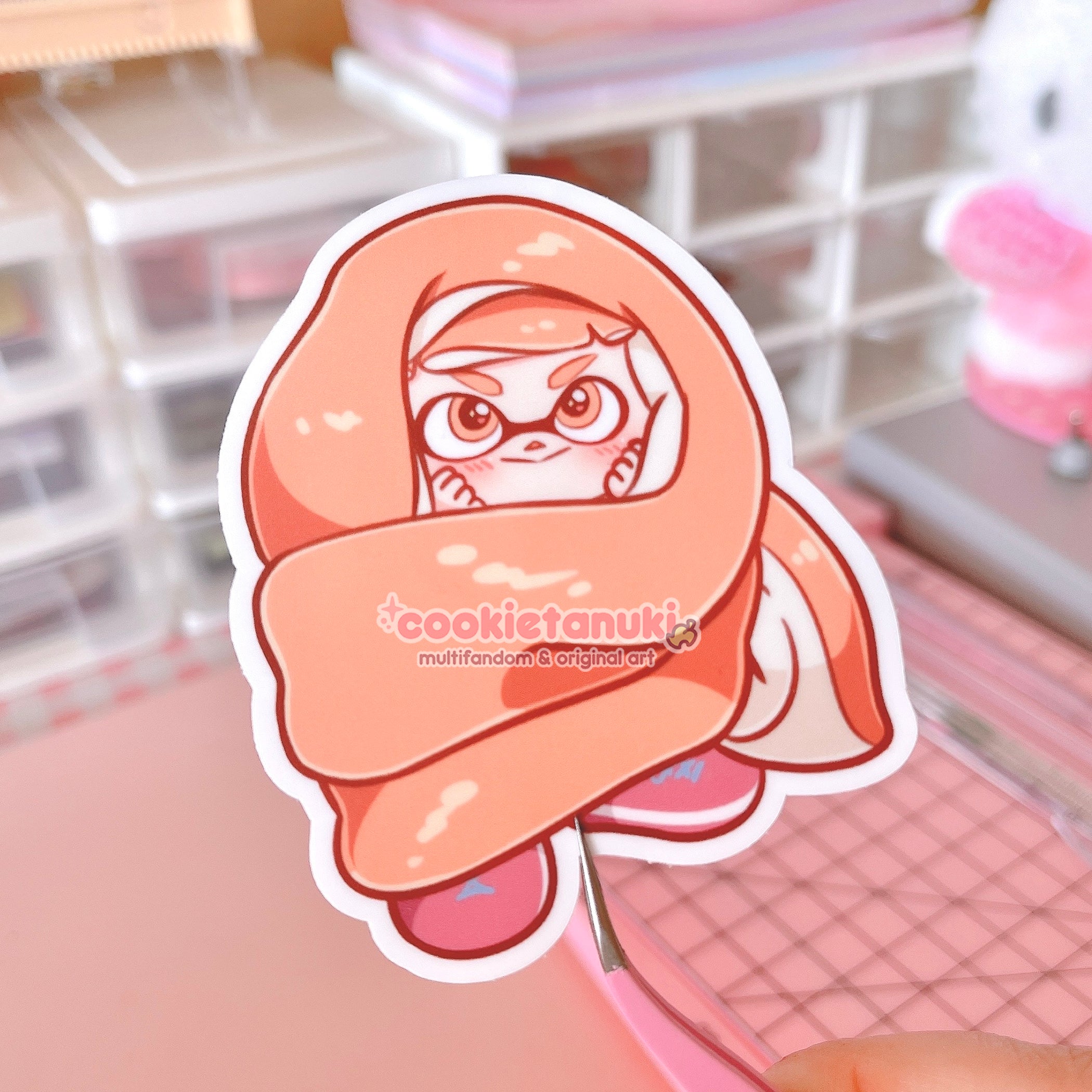 Woomy in a Blanket Sticker – CookieTanuki